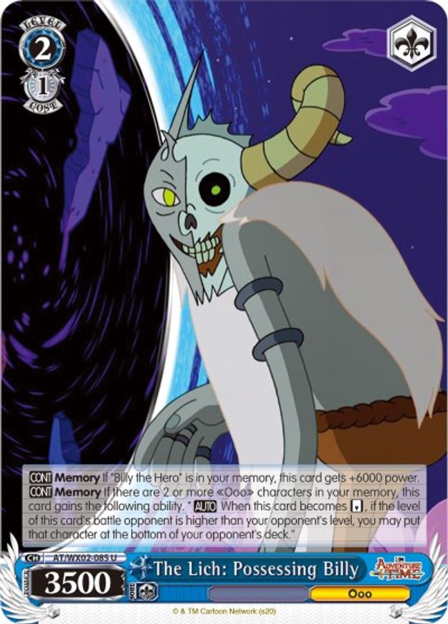The Lich: Possessing Billy - Adventure Time - Weiss Schwarz