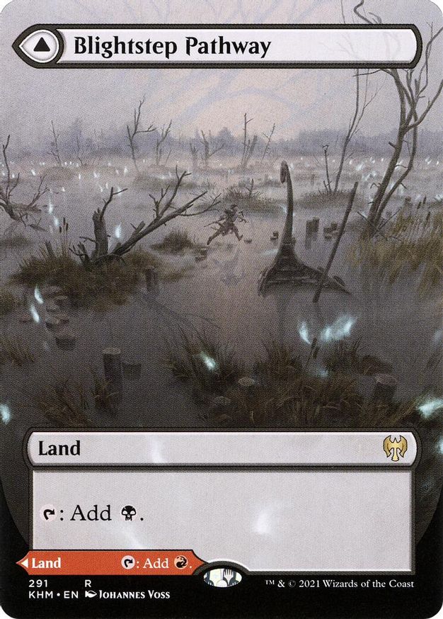 Blightstep Pathway (Borderless) - Kaldheim - Magic: The Gathering