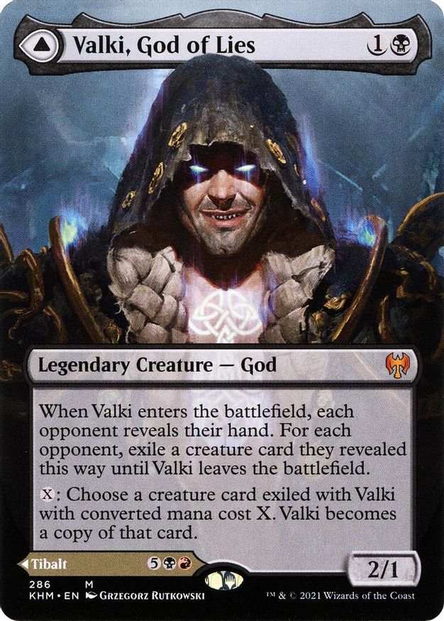 Valki, God of Lies (Borderless) - Kaldheim - Magic: The Gathering