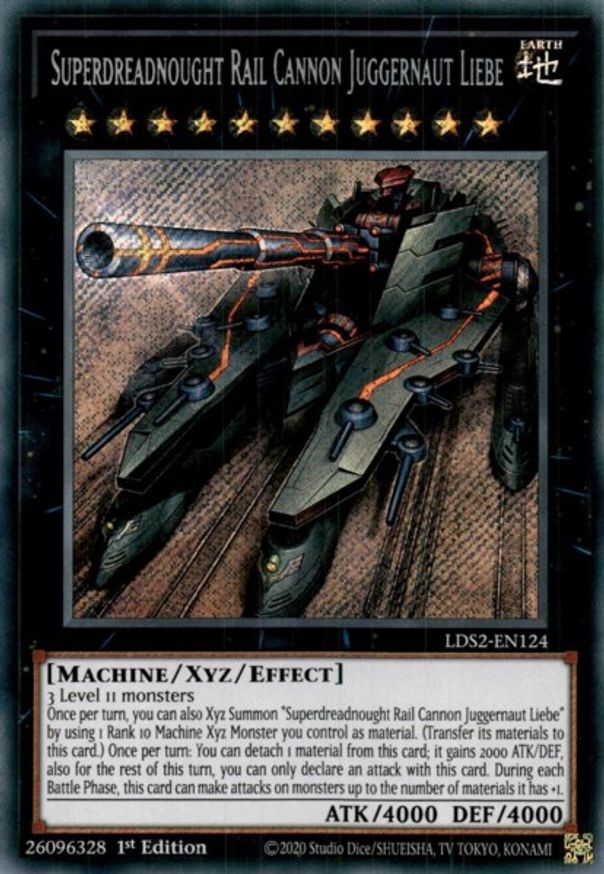 Superdreadnought Rail Cannon Juggernaut Liebe - Legendary Duelists ...