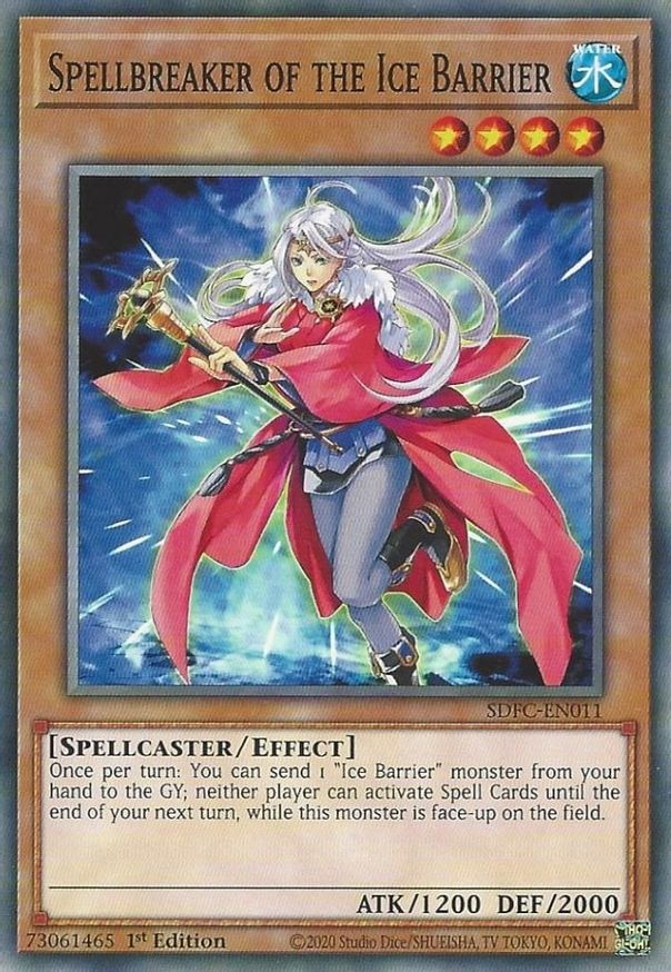 Spellbreaker of the Ice Barrier - Structure Deck: Freezing Chains - YuGiOh