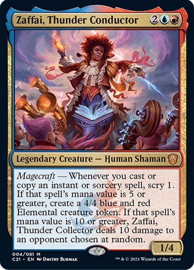 Zaffai, Thunder Conductor - Commander 2021 - Magic: The Gathering