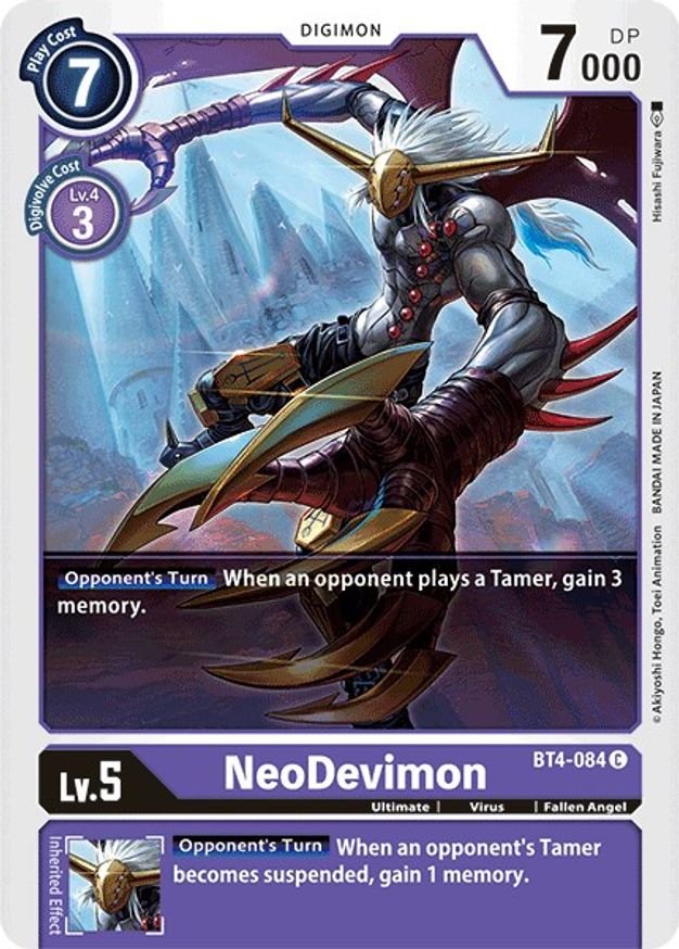 NeoDevimon - Great Legend - Digimon Card Game
