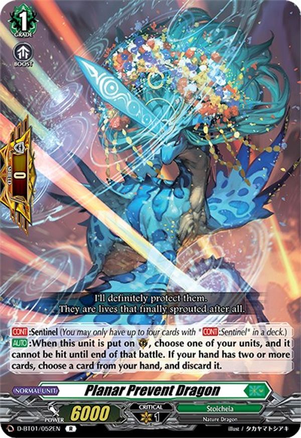 Planar Prevent Dragon - Genesis of the Five Greats - Cardfight Vanguard