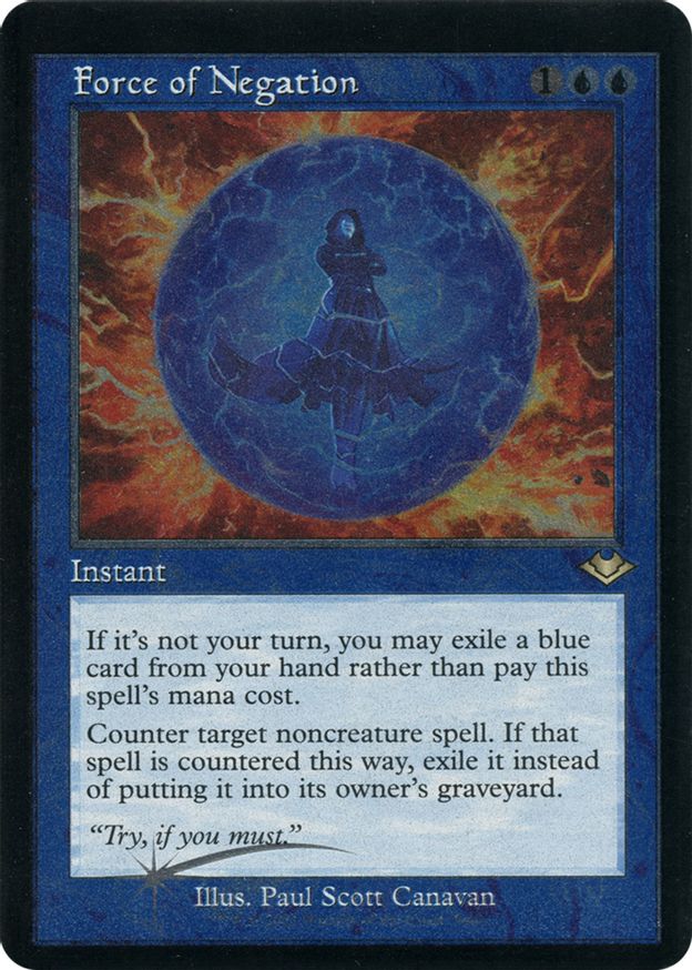 Force of Negation (Retro Frame) (Foil Etched) - Modern Horizons - Magic ...