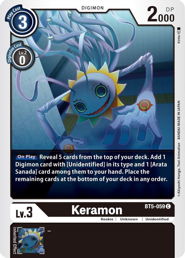 Keramon - Battle of Omni - Digimon Card Game