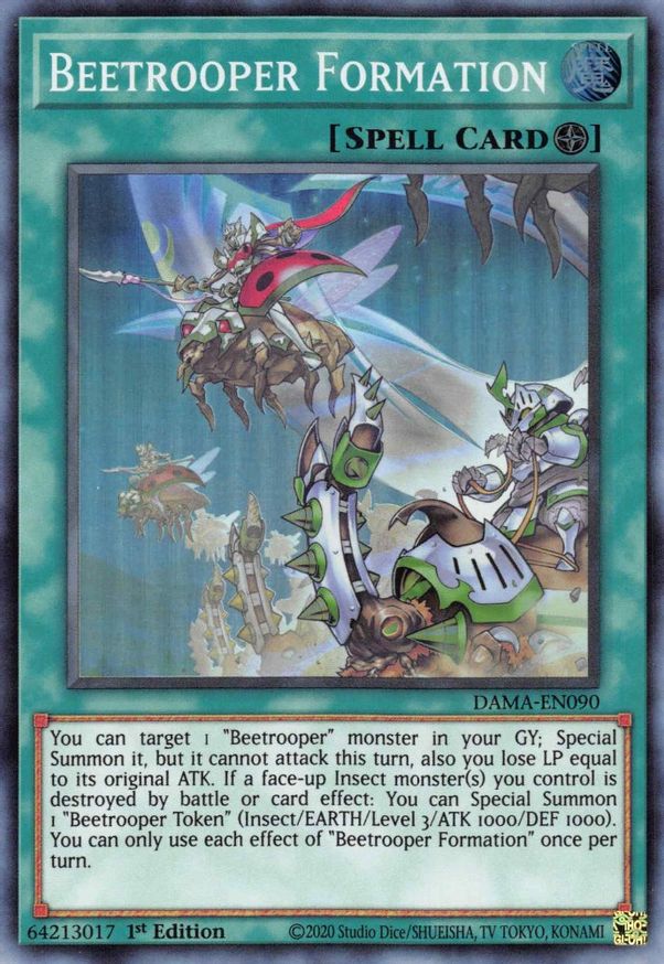 Beetrooper Formation - Dawn of Majesty - YuGiOh