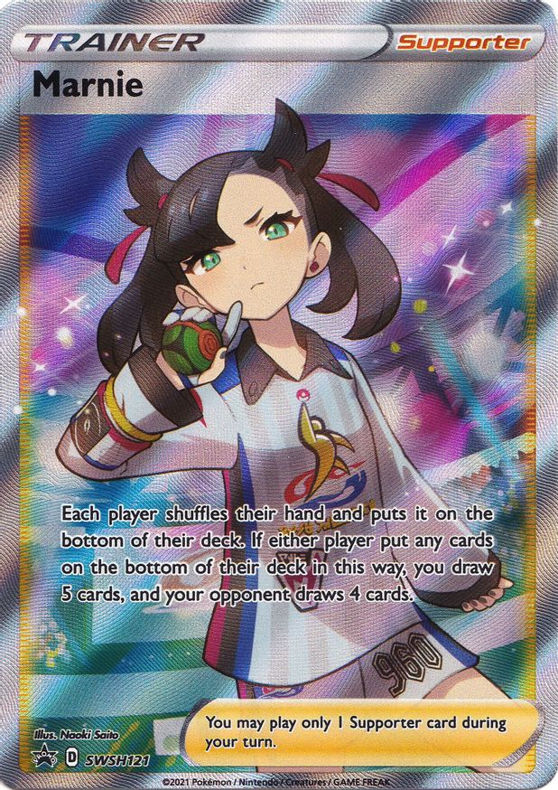 Marnie - SWSH121 - SWSH: Sword & Shield Promo Cards - Pokemon