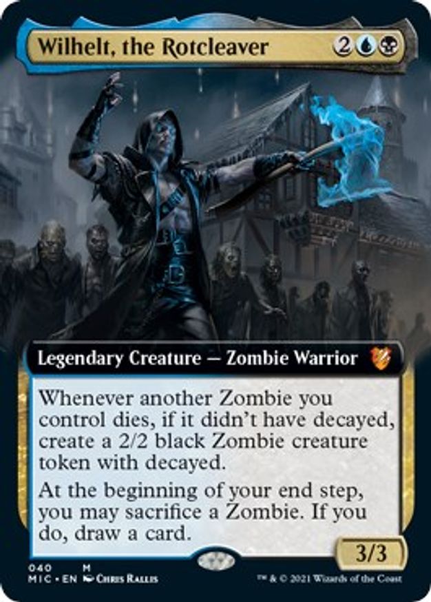 Wilhelt, the Rotcleaver (Extended Art) - Commander: Innistrad: Midnight ...