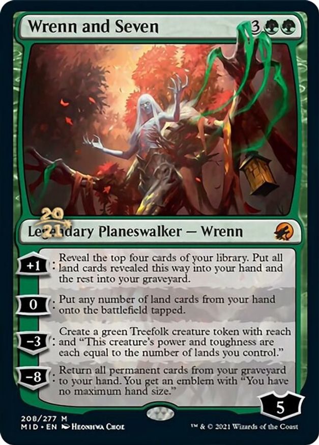 Wrenn and Seven - Prerelease Cards - Magic: The Gathering