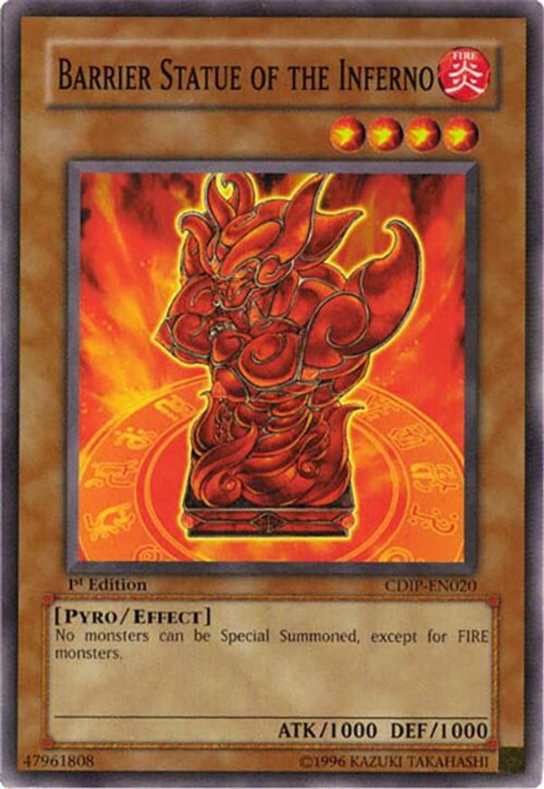 Barrier Statue of the Inferno - Cyberdark Impact - YuGiOh