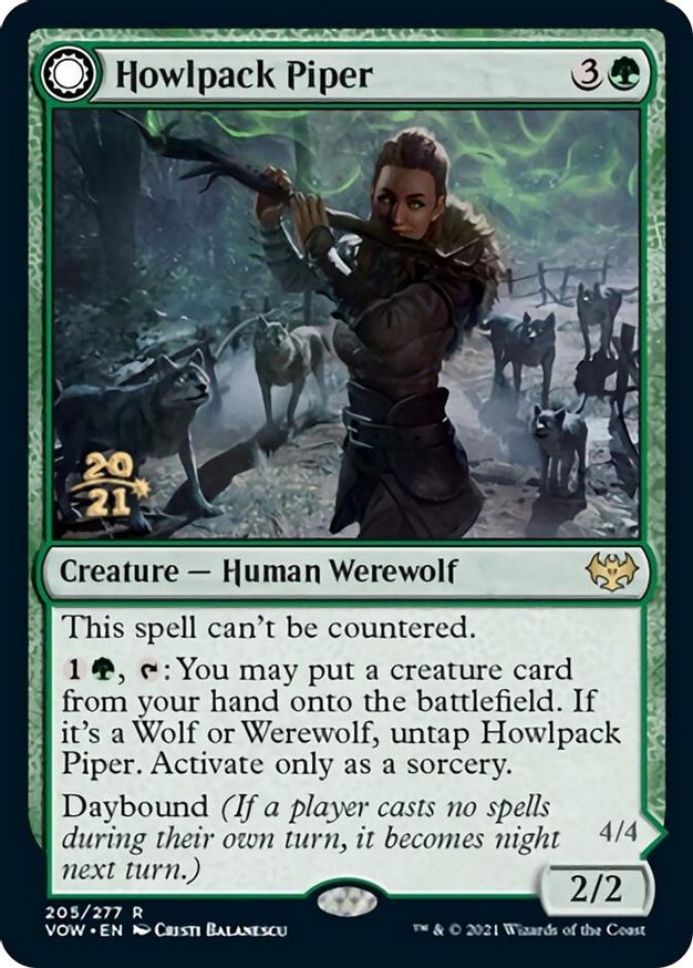 Howlpack Piper - Prerelease Cards - Magic: The Gathering