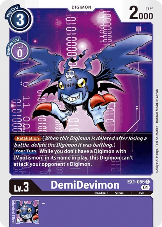 DemiDevimon - Classic Collection - Digimon Card Game