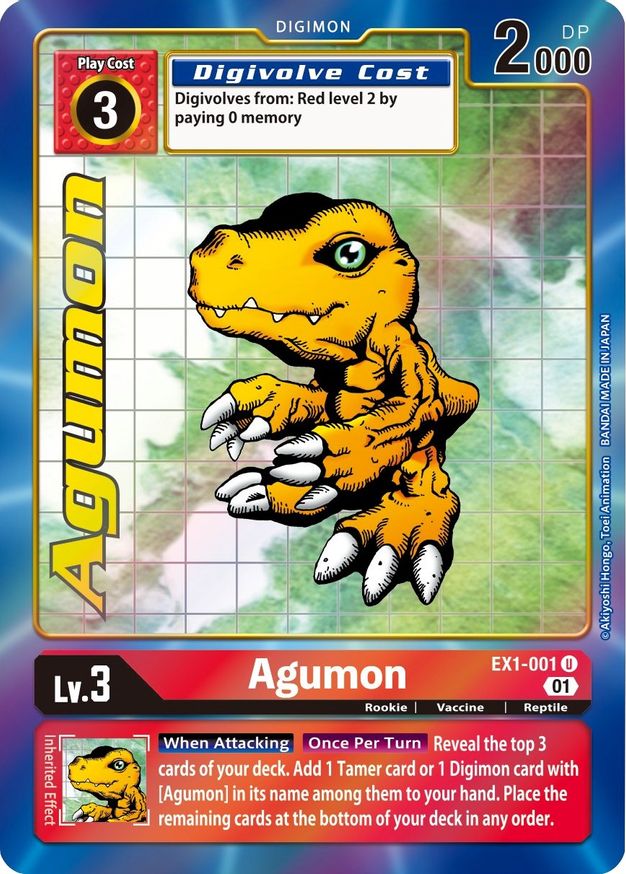 Agumon (Alternate Art) - Classic Collection - Digimon Card Game