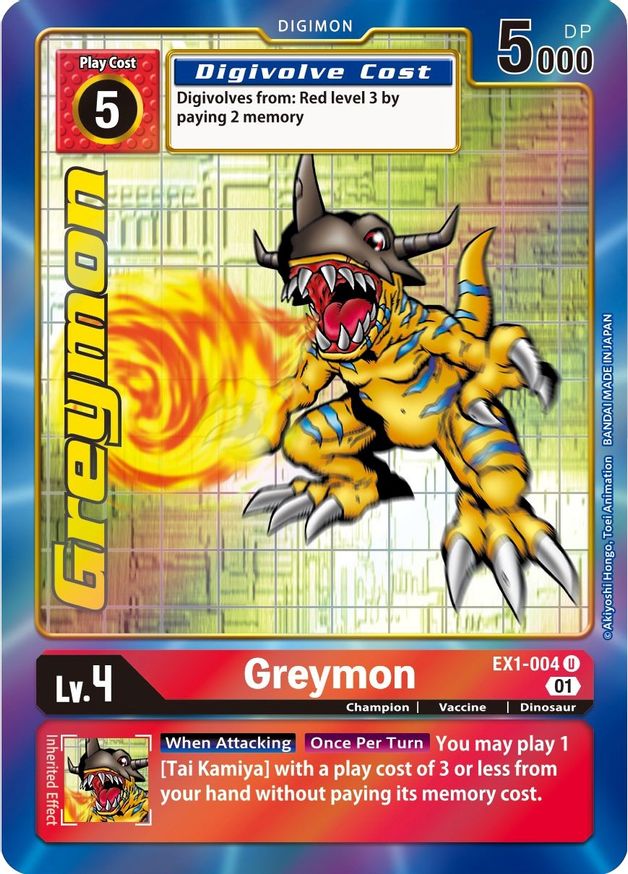 Greymon (Alternate Art) - Classic Collection - Digimon Card Game