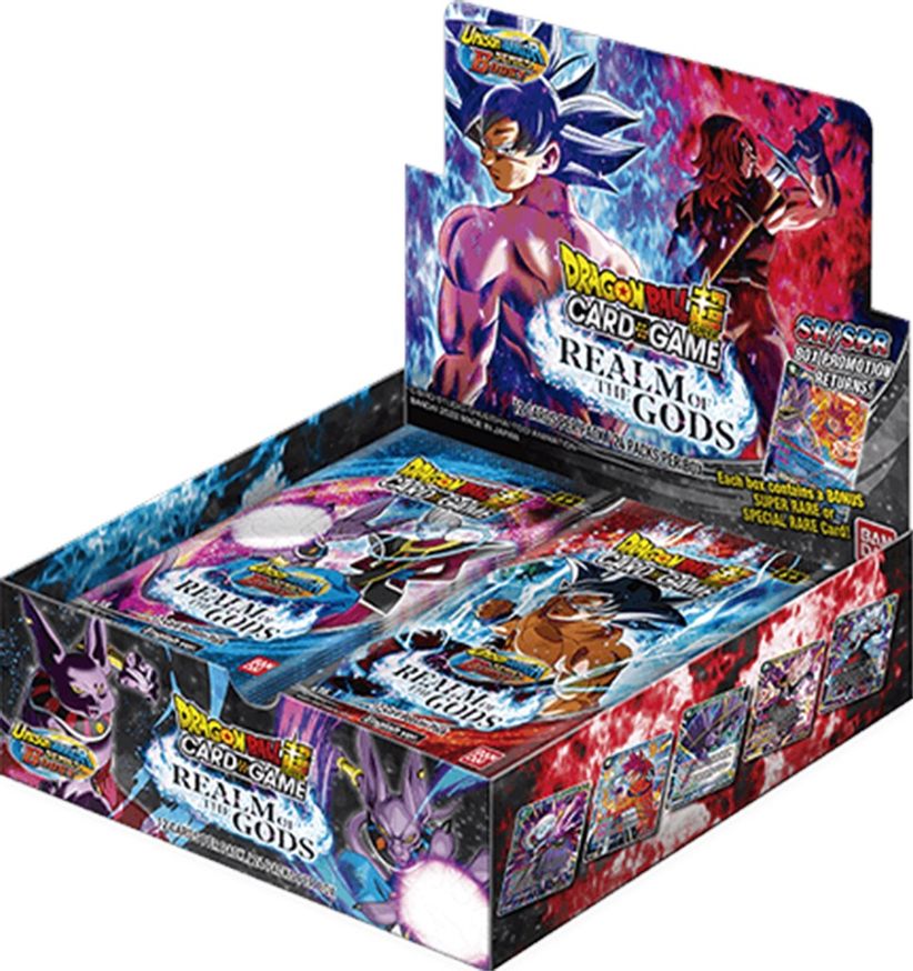 Realm of the Gods Booster Box - Realm of the Gods - Dragon Ball Super ...