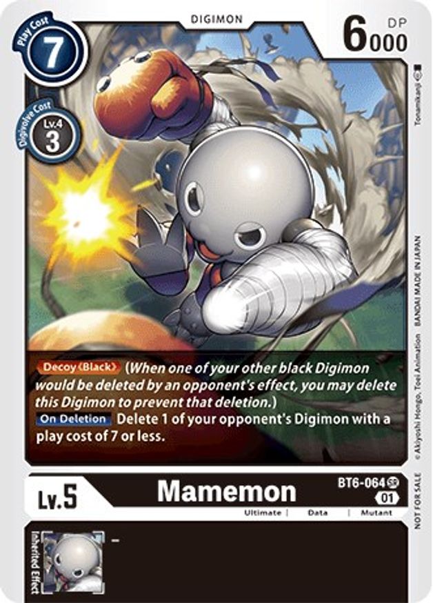 Mamemon - Revision Pack Cards - Digimon Card Game