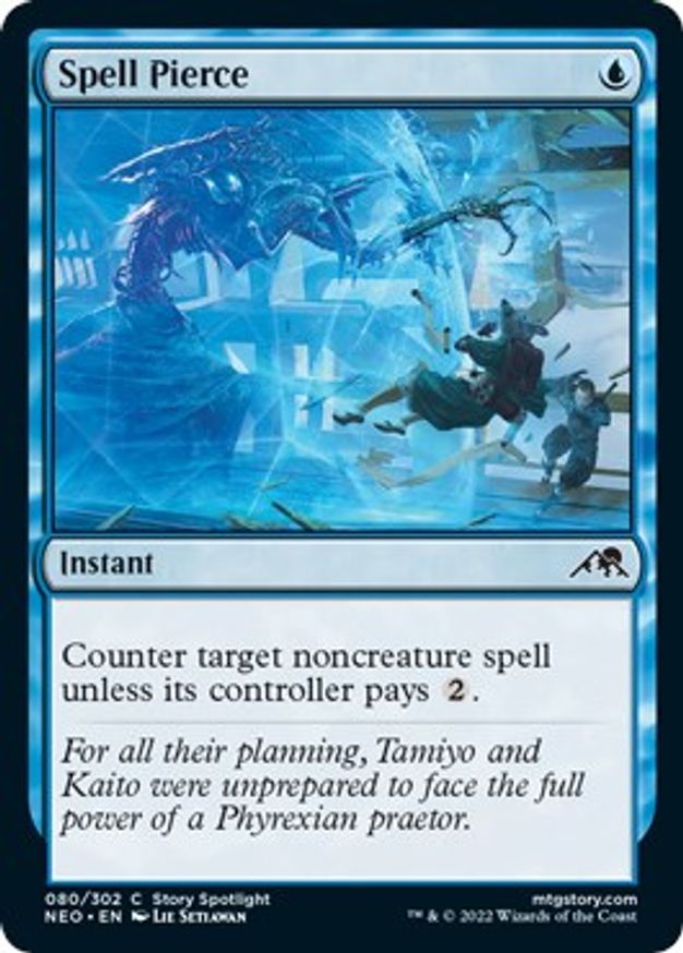 Spell Pierce - Kamigawa: Neon Dynasty - Magic: The Gathering