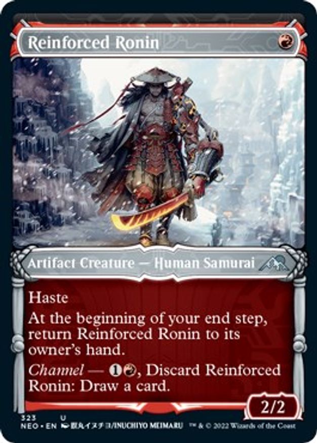 Reinforced Ronin (Showcase) - Kamigawa: Neon Dynasty - Magic: The Gathering