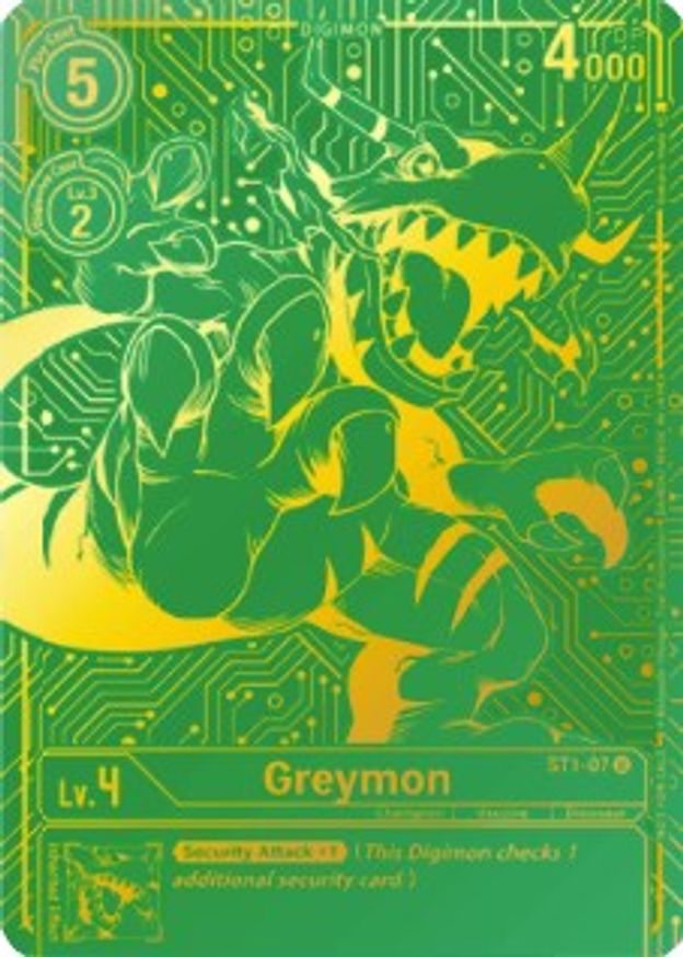 Greymon - ST1-07 (2021 Championship Finals Top 16) - Starter Deck 01 ...
