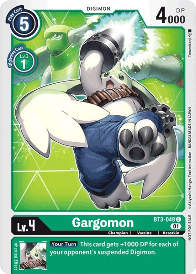 Gargomon - BT3-048 (Winner Pack Next Adventure) - Release Special ...