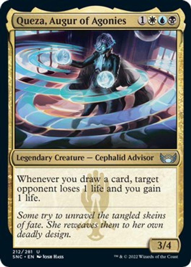 Queza, Augur of Agonies - Streets of New Capenna - Magic: The Gathering
