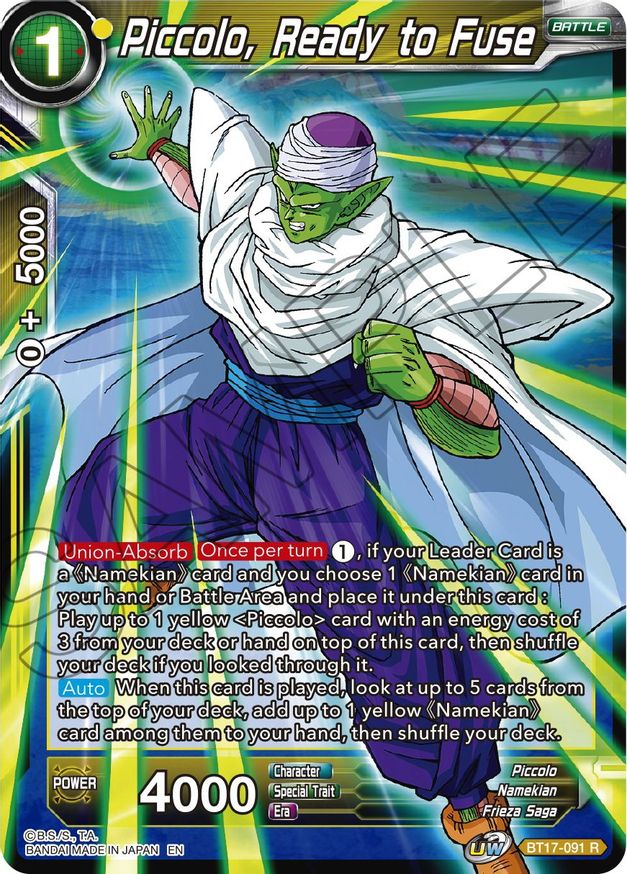 Piccolo, Ready to Fuse - Ultimate Squad - Dragon Ball Super: Masters