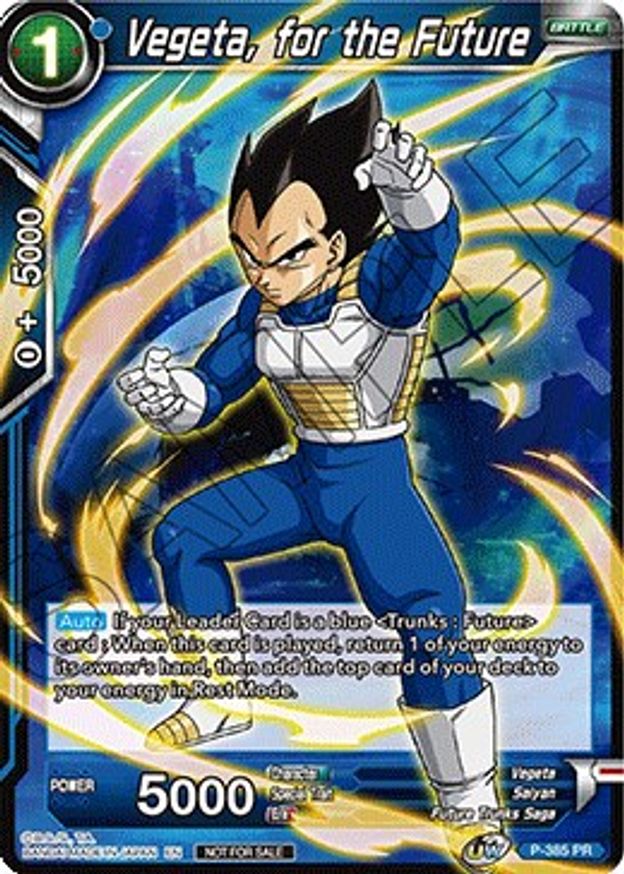 Vegeta, for the Future (Tournament Pack Vol. 8) - Tournament Promotion ...