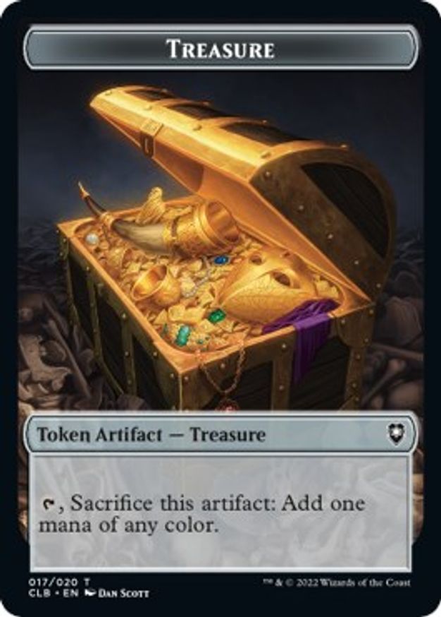 Treasure // Boo Double-sided Token - Commander Legends: Battle for ...