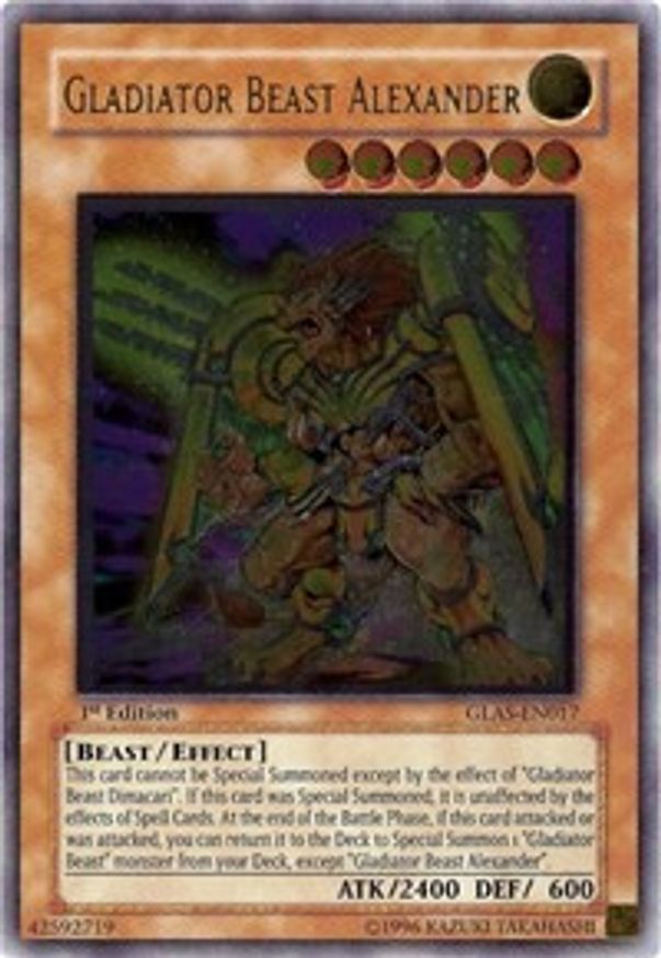Gladiator Beast Alexander (UTR) - Gladiator's Assault - YuGiOh