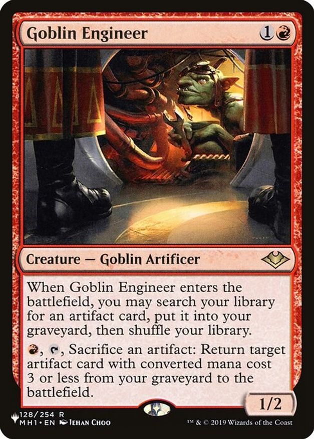 Goblin Engineer - The List Reprints - Magic: The Gathering