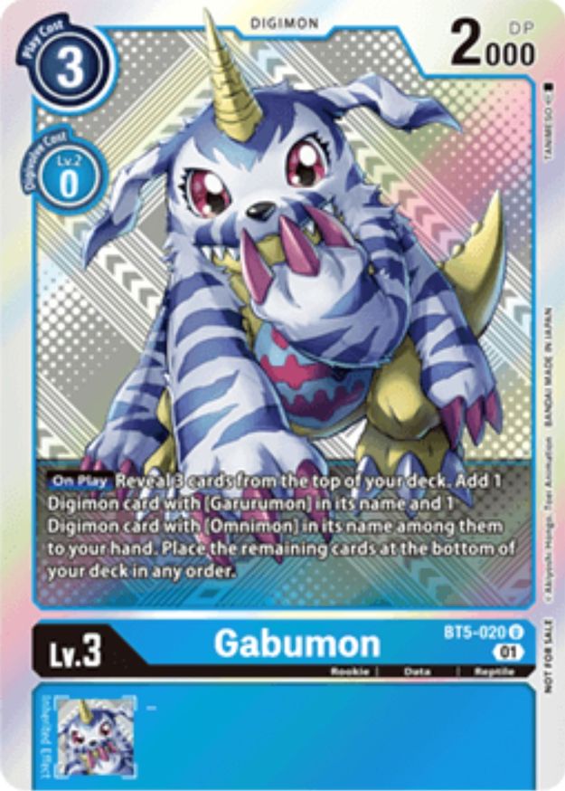 Gabumon (X Record Pre-Release Tournament Winner Card) - X Record Pre-Release Cards - Digimon ...