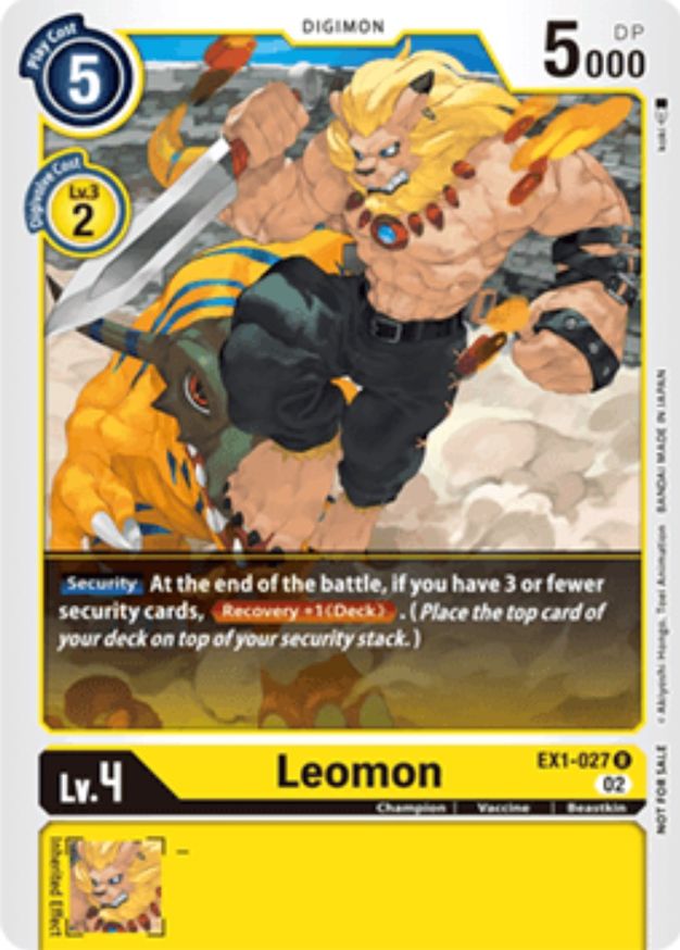 Leomon (X Record Pre-Release Tournament) - X Record Pre-Release Cards - Digimon Card Game
