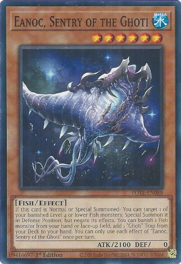 Eanoc, Sentry of the Ghoti - Power of the Elements - YuGiOh