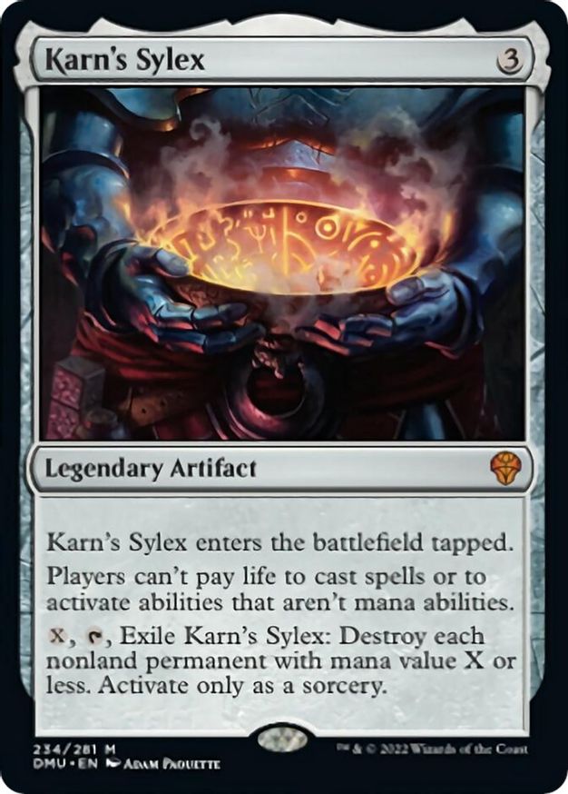 Karn's Sylex - Dominaria United - Magic: The Gathering