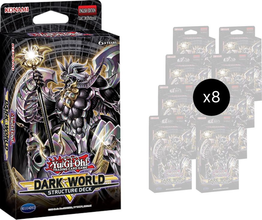 Dark World Structure Deck Display [1st Edition] - Structure Deck: Dark ...