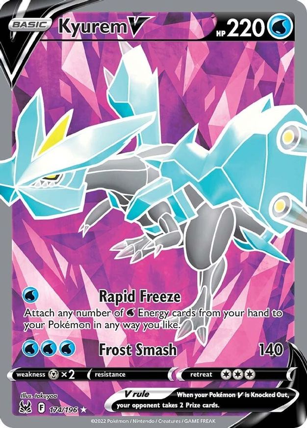 Kyurem V (Full Art) - SWSH11: Lost Origin - Pokemon