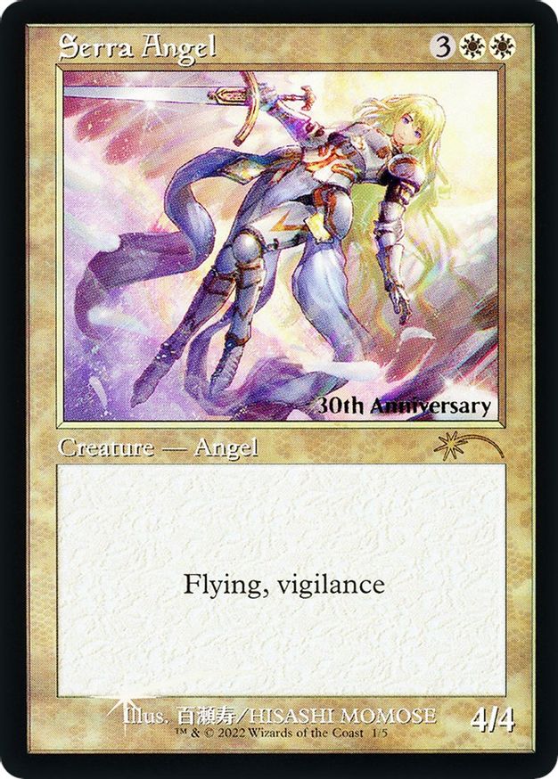 Serra Angel (Retro Frame) - 30th Anniversary Promos - Magic: The Gathering