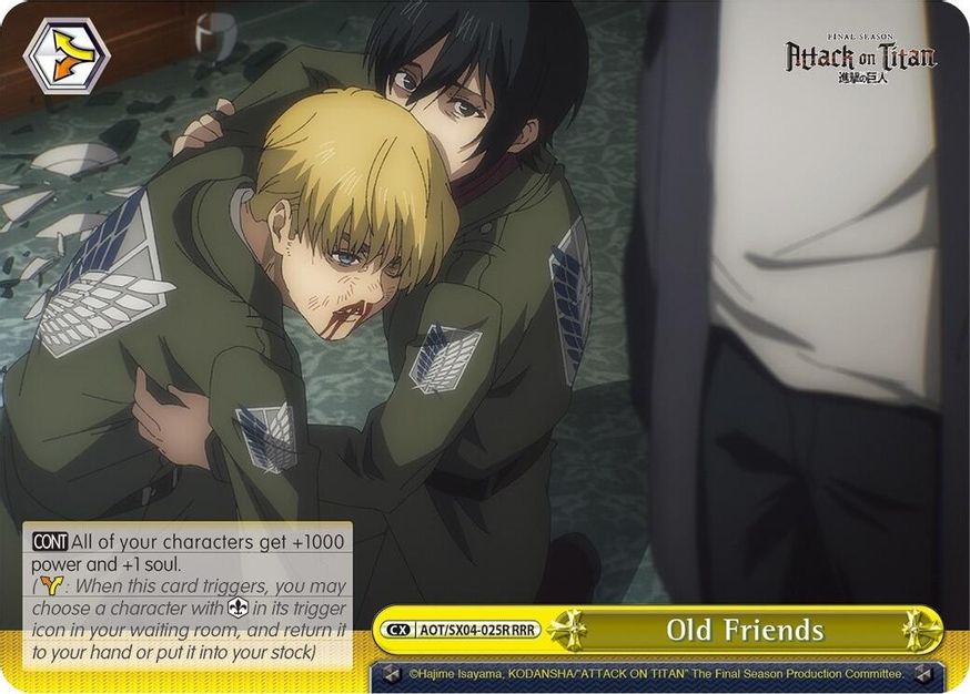 Old Friends (RRR) - Attack On Titan: Final Season - Weiss Schwarz