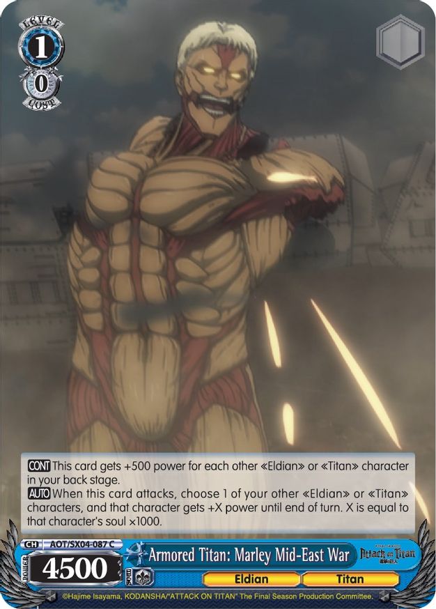 Armored Titan: Marley Mid-East War - Attack On Titan: Final Season ...