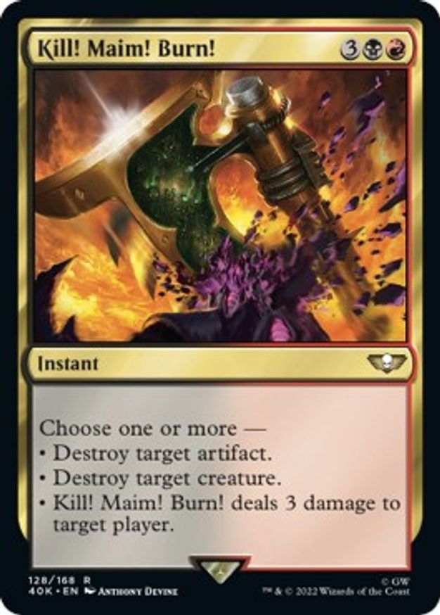 Kill! Maim! Burn! - Universes Beyond: Warhammer 40,000 - Magic: The ...