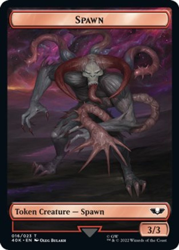 Spawn // Astartes Warrior (012) Double-sided Token - Universes Beyond ...