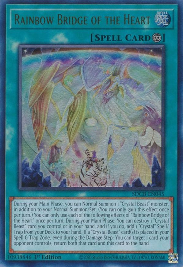 Rainbow Bridge of the Heart - Structure Deck: Legend of the Crystal ...