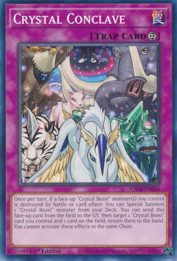 Crystal Conclave - Structure Deck: Legend of the Crystal Beasts - YuGiOh