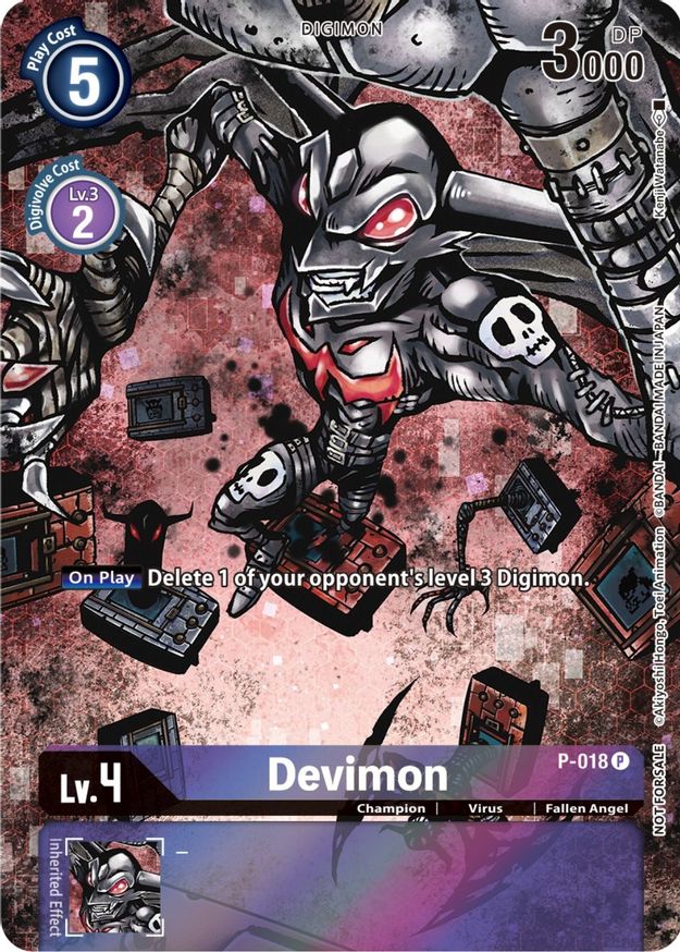 Devimon - P-018 (25th Special Memorial Pack) - Digimon Promotion Cards ...