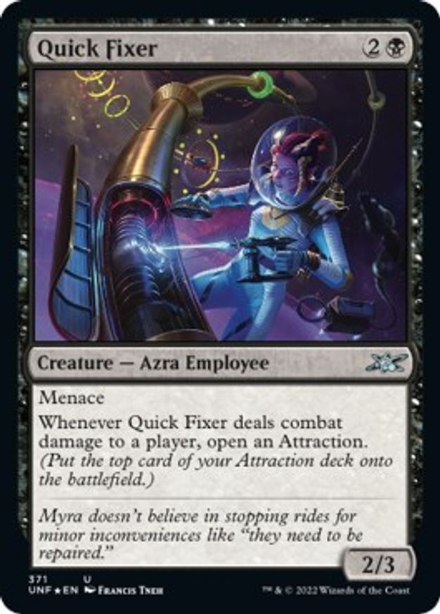 Quick Fixer (Galaxy Foil) - Unfinity - Magic: The Gathering