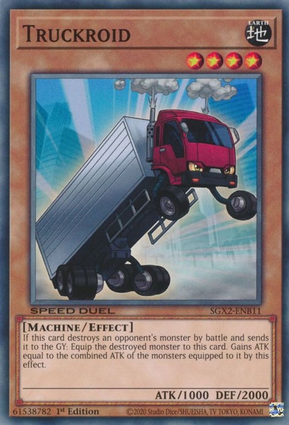 Truckroid Speed Duel Gx Midterm Paradox Yugioh 7472