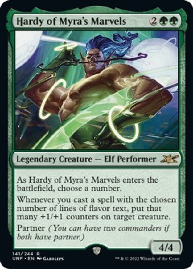 Hardy of Myra's Marvels - Unfinity - Magic: The Gathering