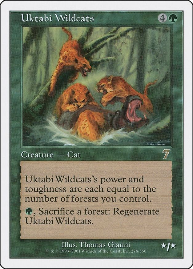Uktabi Wildcats - 7th Edition - Magic: The Gathering