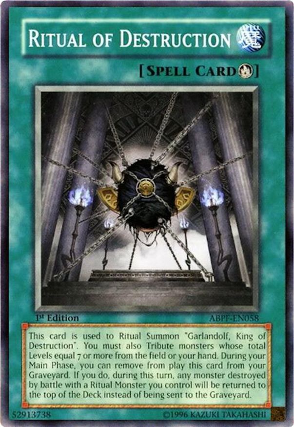 Ritual of Destruction - Absolute Powerforce - YuGiOh